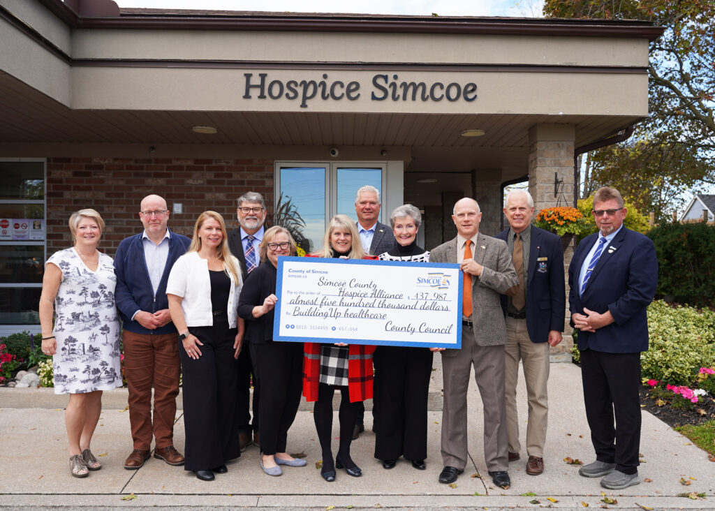 County of Simcoe Wraps Up Hospice Investment - Simcoe County